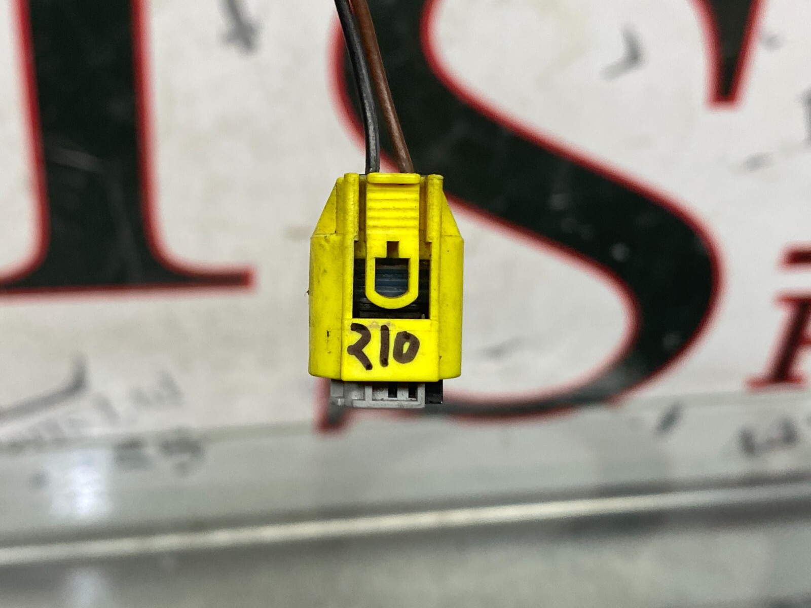 (AS) MERCEDES BENZ WIRING LOOM HARNESS PLUG CONNECTOR 968339-3 2 PIN ...