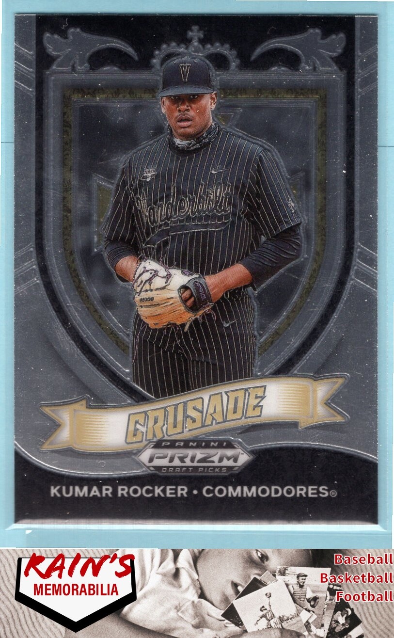 Kumar Rocker 2021 Panini Prizm Draft Picks "Crusade" #C-KR Vanderbilt ...