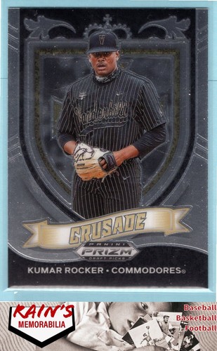 Kumar Rocker 2021 Panini Prizm Draft Picks "Crusade" #C-KR Vanderbilt ...