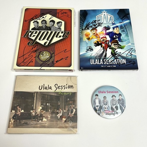 ULALA SESSION SIGNED CDS + BUTTON LOT: REJOYCE ULALA SENSATION MWAVE ...