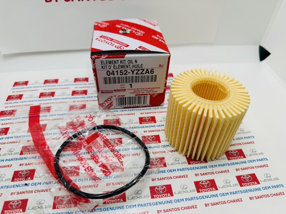 Toyota Engine Oil Filter Housing + Oil Filter Element Genuine OEM 15609 ...