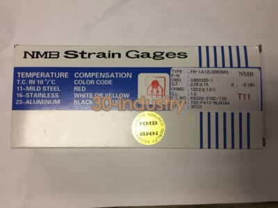 A Pack of /3pcs FR-1A12L30W3MS Stress Test Line Triaxial Strain Gauge ...