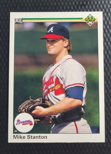 1990 Upper Deck MIKE STANTON Atlanta Braves Baseball MLB ROOKIE Card #61 | eBay