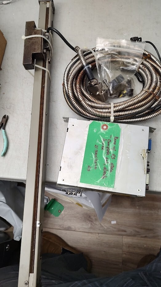 Sony Magnascale SR-721R Linear Encoder & Sony Magnescale Detector MD20A ...