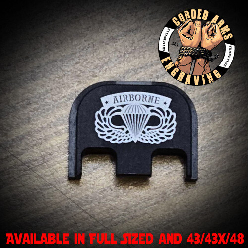 Military - Glock Rear Slide Plate Back Plate for Full Sized Glocks Gen ...