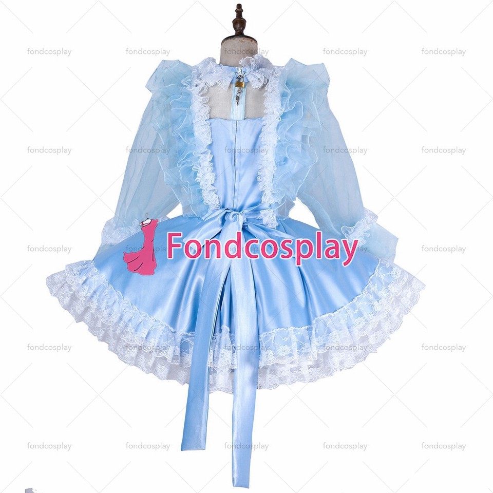 New girl Satin lockable maid bow dress/ | eBay