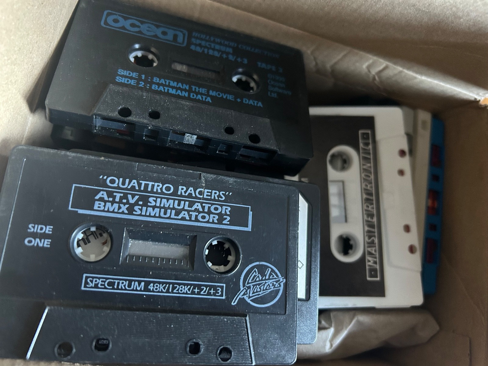 30 ZX SPECTRUM GAMES LOT - NO CASES OR INLAYS JUST THE TAPES - BARGAIN ...
