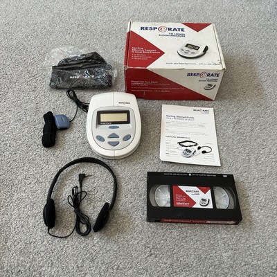 RESPeRATE Blood Pressure Lowering Device Model RS-108 W/ Headphones ...