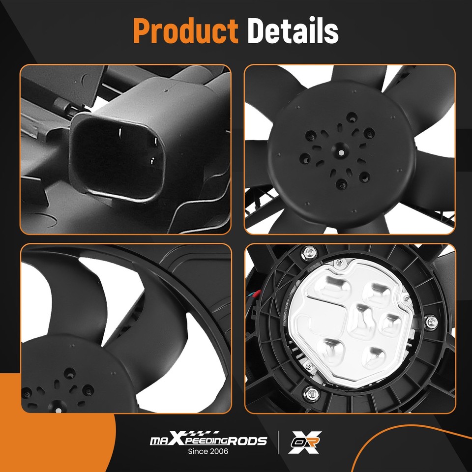 Radiator Cooling Fan Assembly for Mini Cooper 2014-2019 17427617609 ...