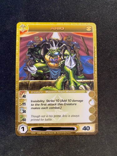 Ario - Rare - Chaotic Card - Dawn of Perim N/M | eBay
