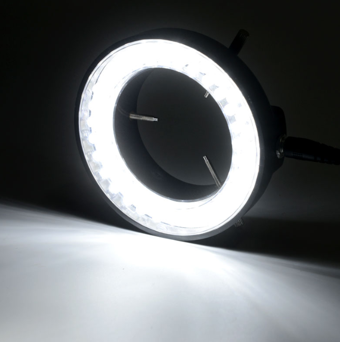Microscope 60 LED Ring Lamp Light Source Illuminator w/ Dimmer | eBay