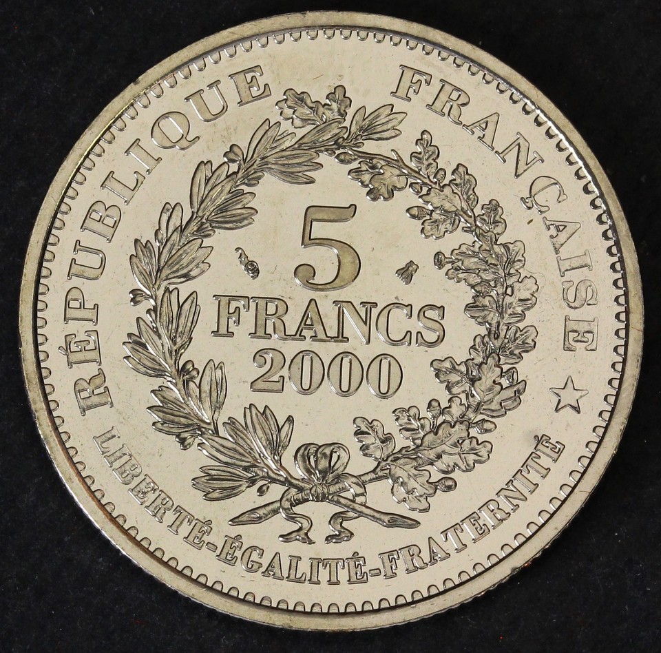 FRANCE 5 Francs 2000 - 2000 Years of French Coinage - aUNC - 1294 | eBay