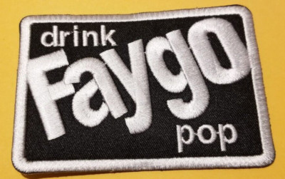Made In Michigan Drink Faygo pop Embroidered Patch approx 2.5x3.5" | eBay