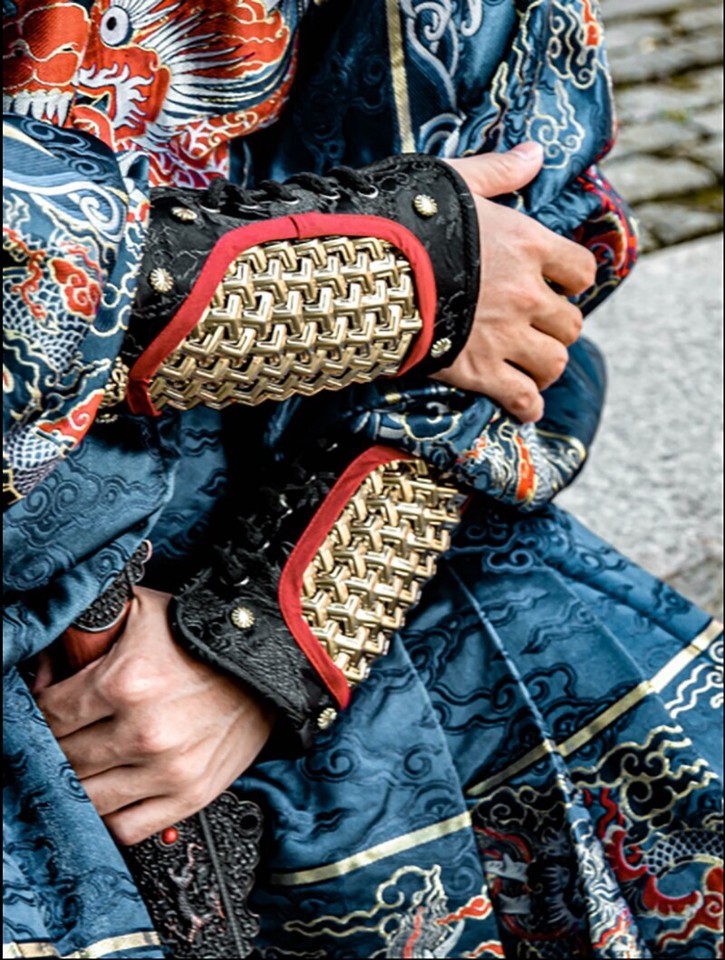 Chinese Ancient Wrist Guard Hanfu Men Wristband Archery Guard Cos Hanfu ...