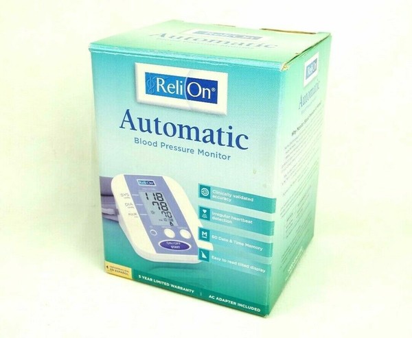 ReliOn Automatic Blood Pressure Monitor Model Hem-741crel for sale ...