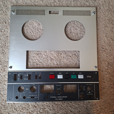 Sony tc-650 reel to reel tape deck front cover | eBay
