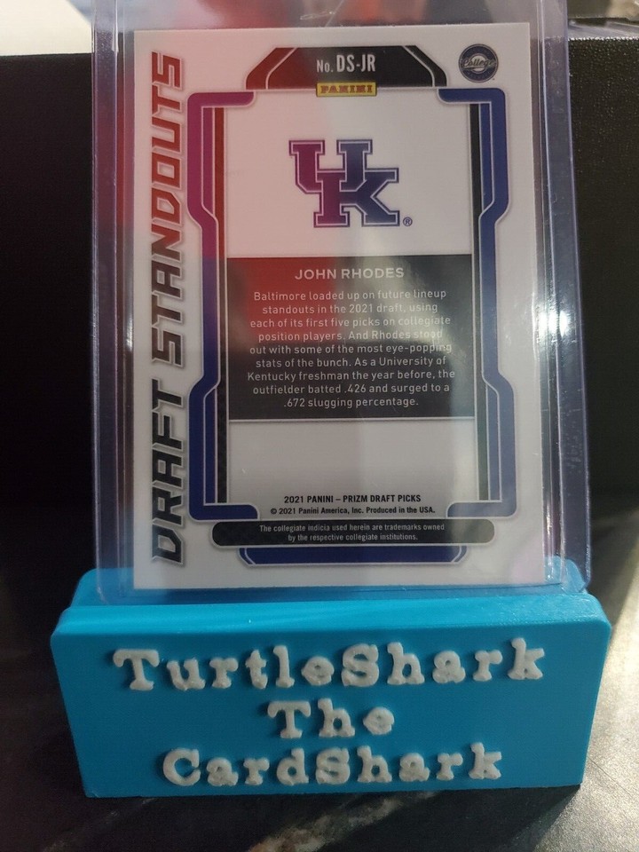 John Rhodes 2021 Panini Prizm Draft Picks Baseball Draft Standouts KEN ...