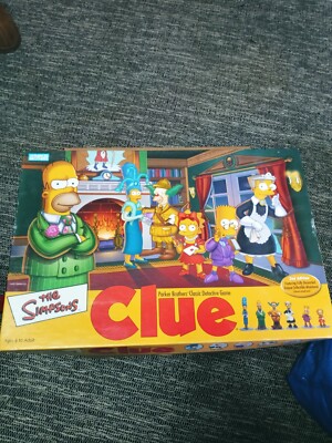 Hasbro (40766) The Simpsons Clue Detective Game 2nd Edition Complete ...