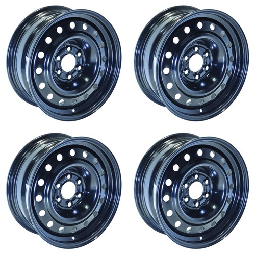 NEW Set of 4 Wheels 16in Black Fits Dodge Nissan Suzuki OEM Level Rims ...