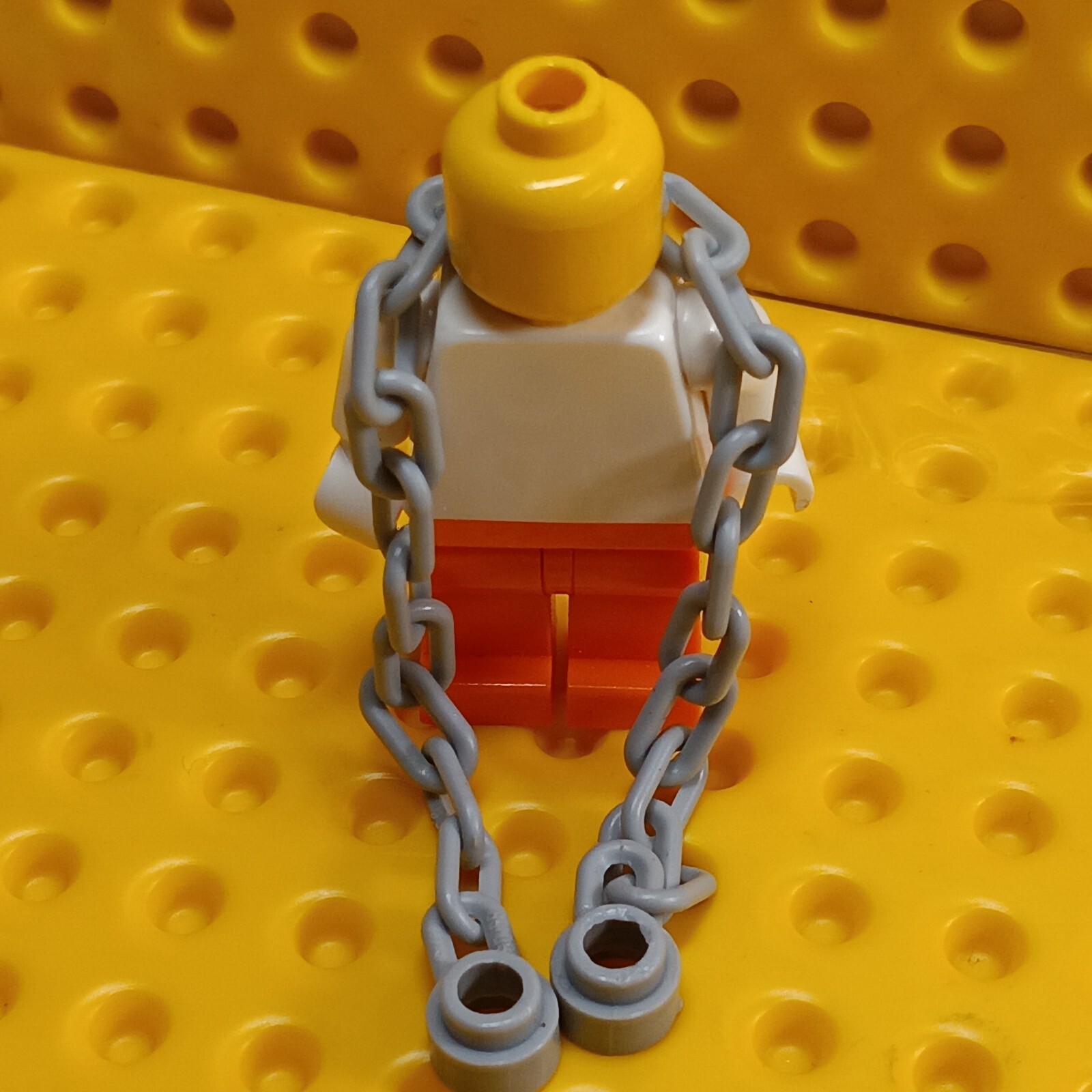 LEGO Long Chain Light Gray Bluish Two End Connector Double Ended 21 ...