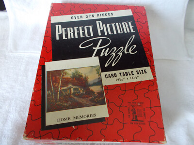 1940's Vintage Perfect Picture Zigsaw Puzzle WWII STAMP, HOME MEMORIES ...