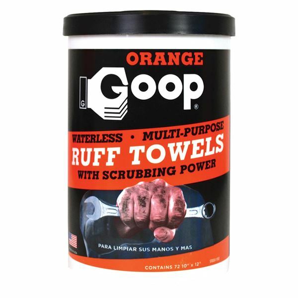 Goop Pre-moistened Orange Ruff Towels (2 Pack) for sale online | eBay