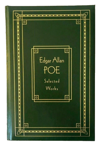 Edgar Allan Poe Selected Works Gold Gilded Pages Literary Classic 1985/ ...