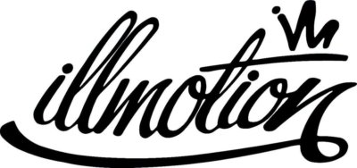 Illmotion sticker decal JDM vinyl drift illest race fatlace Black White ...