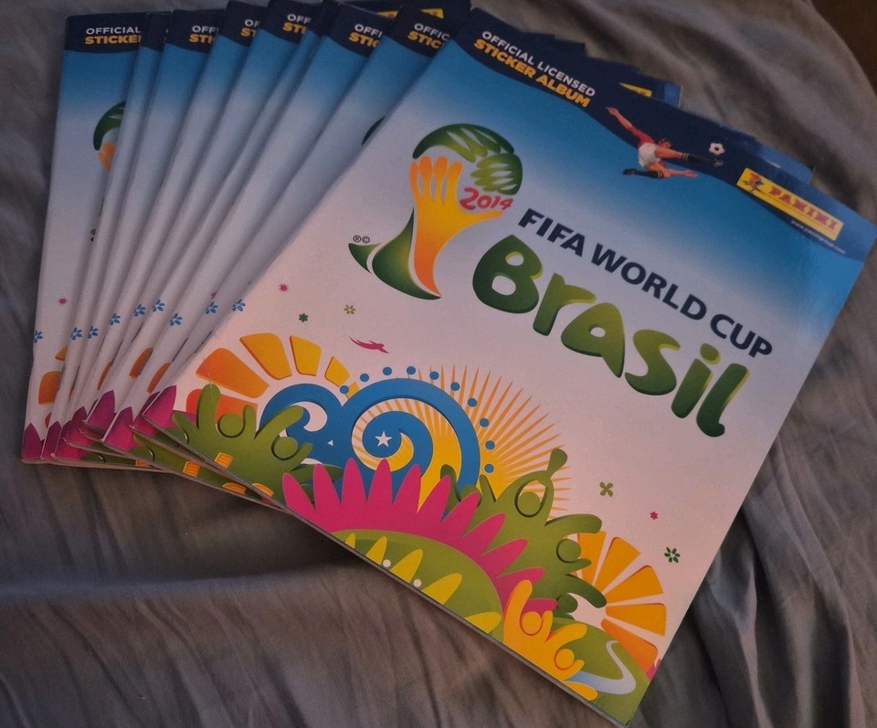Panini FIFA 2014 World Fifa World Cup sticker albums x 9 Brand New ! | eBay