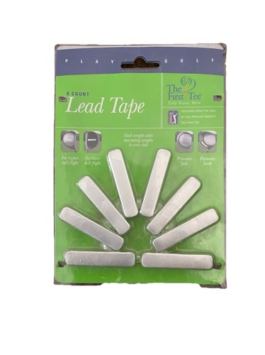 The First Tee 8 Pc Lead Tape Strips to Add Swing Weight for Golf Club ...
