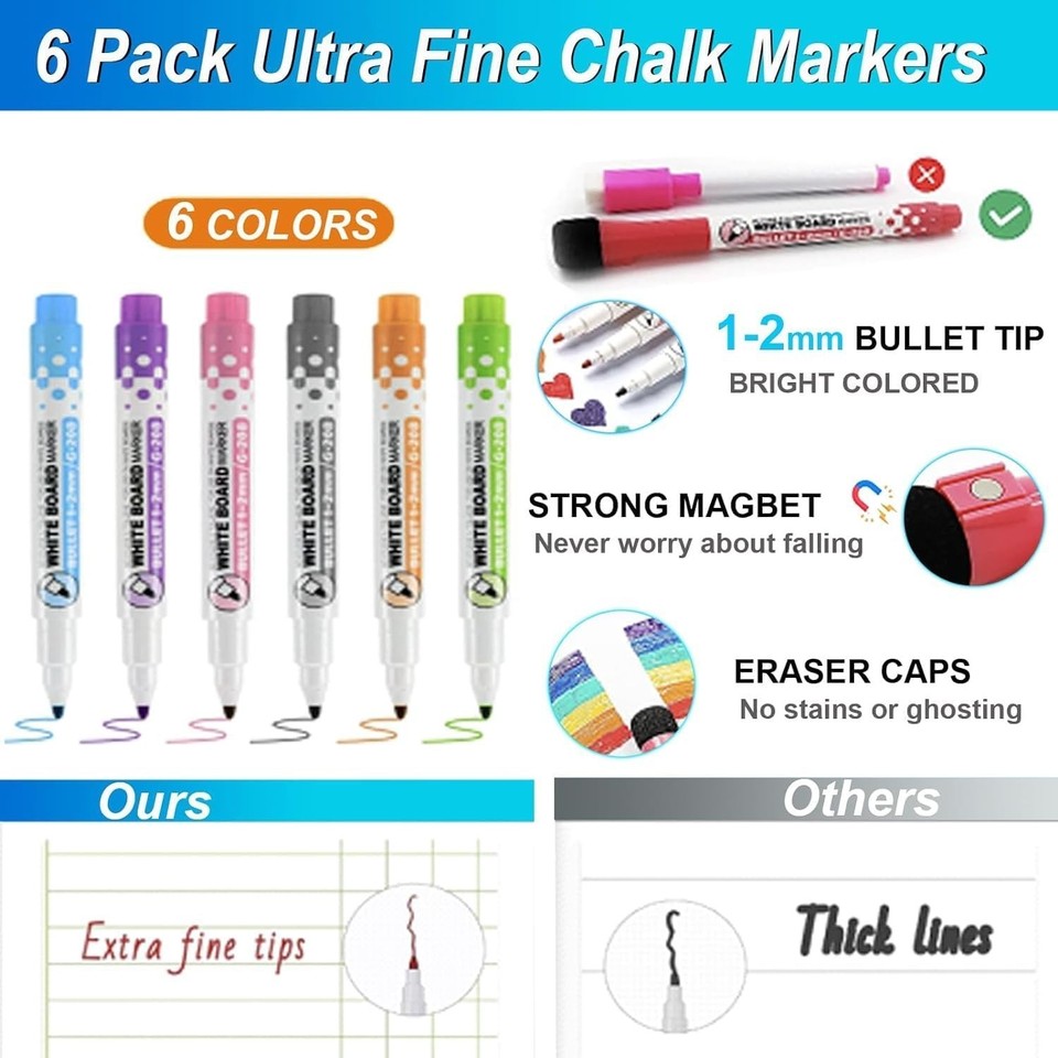 Chore Chart, 3 Pack Chores Chart for Multiple Kids,Dry Erase Behavior R ...