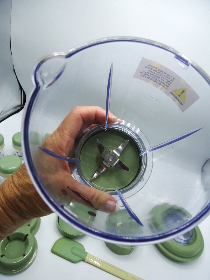 Magic Bullet Baby Set Food Making Kit Blender Processor Tray Cups ...