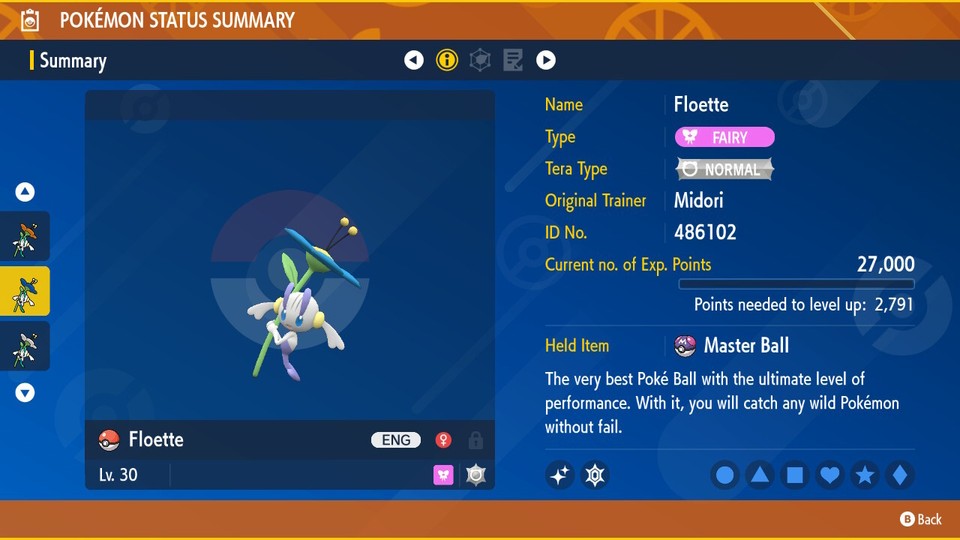 All Flabebe Floette Florges Forms Shiny Set 6iv | Pokemon Scarlet and ...