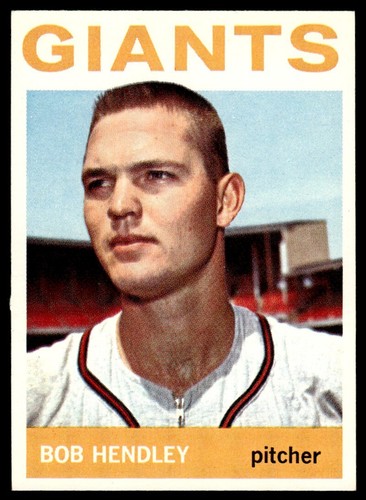 1964 Topps Bob Hendley ≥ San Francisco Giants #189 | eBay
