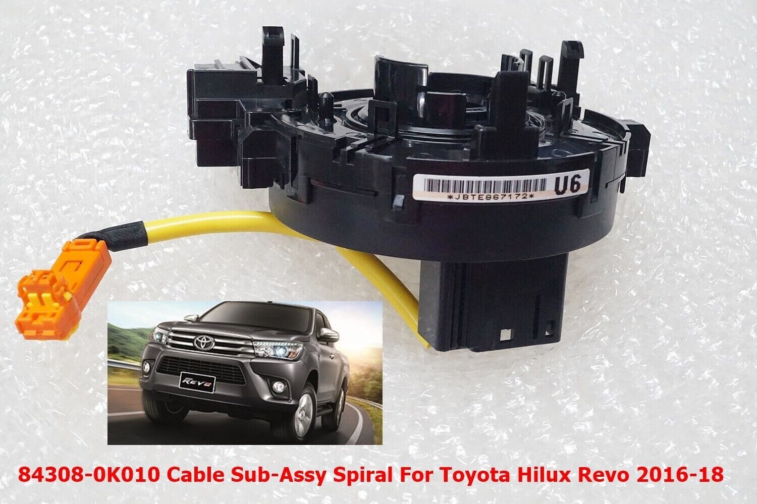 84308-0K010 Cable Sub-Assy Spiral For Toyota Hilux Revo 2016-18 | eBay