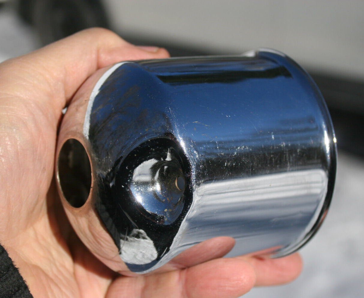 Sun Vintage Chrome 3 3/8" Tachometer Cup - Tall / Deep Model - Slit in ...