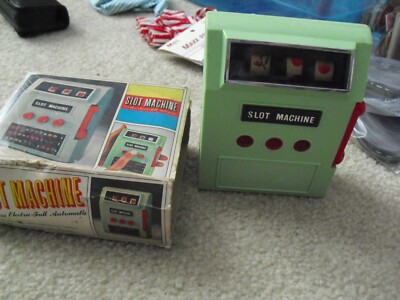 Vintage 1970s Radio Shack WACO Japan BO Slot Machine Toy with Box | eBay