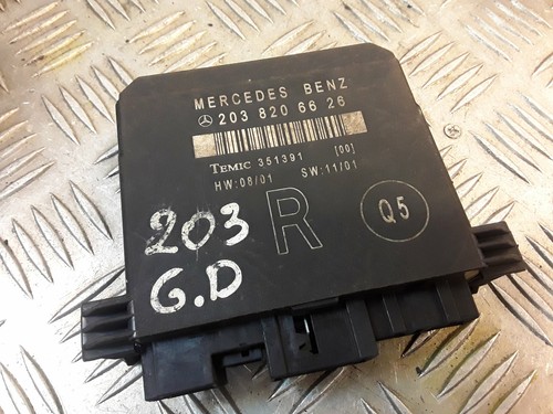 MERCEDES W203 Door Control Module Unit Rear Right C Class W203 USED ...