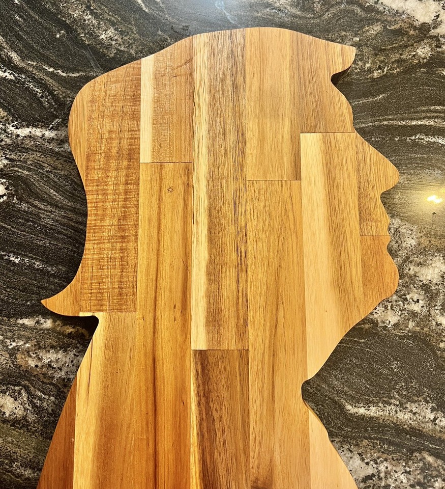 Trump Charcuterie Board Display Serving Tray Wood Fruit Dish Party ...