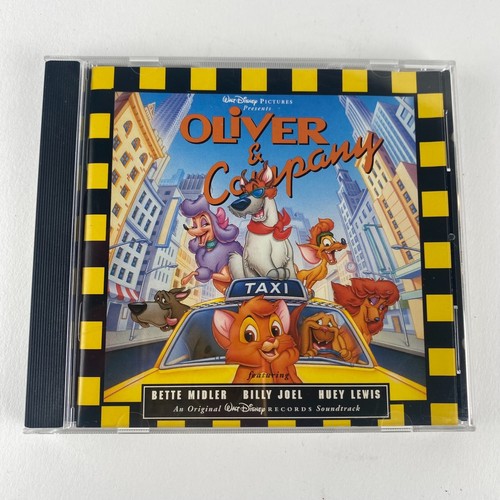Oliver & Company Original Disney Soundtrack CD Bette Midler Billy Joel ...