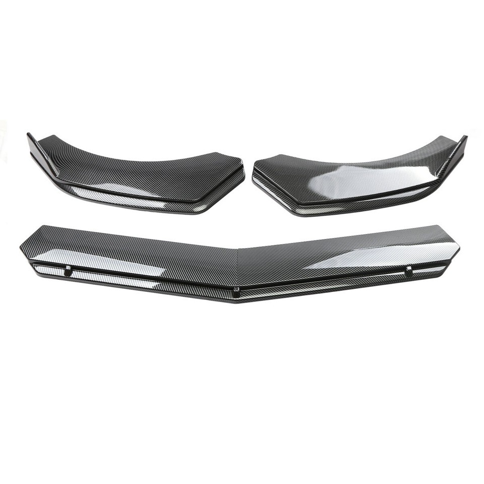 For Cadillac XT4 XT5 XT6 Front Bumper Lip Spoiler Splitter Kit Carbon ...
