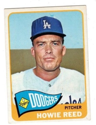 1965 Topps #544 Howie Reed - Los Angeles Dodgers, Excellent - Mint ...
