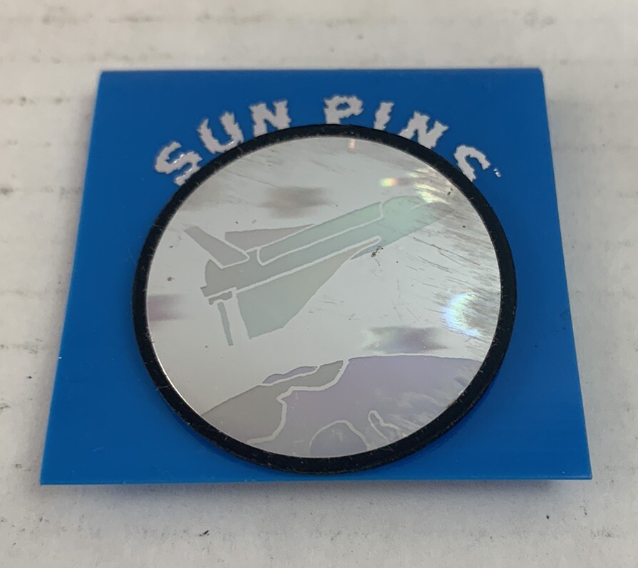 Sun Pins NASA Challenger Pin Hologram | eBay