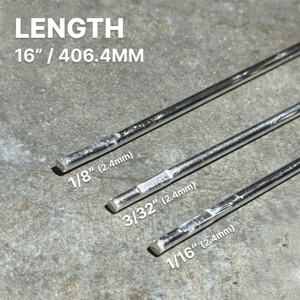 ER4043 1-lb 1/16" x 16" Aluminum Welding Rod - TIG Filler Rod, TIG Rod ...