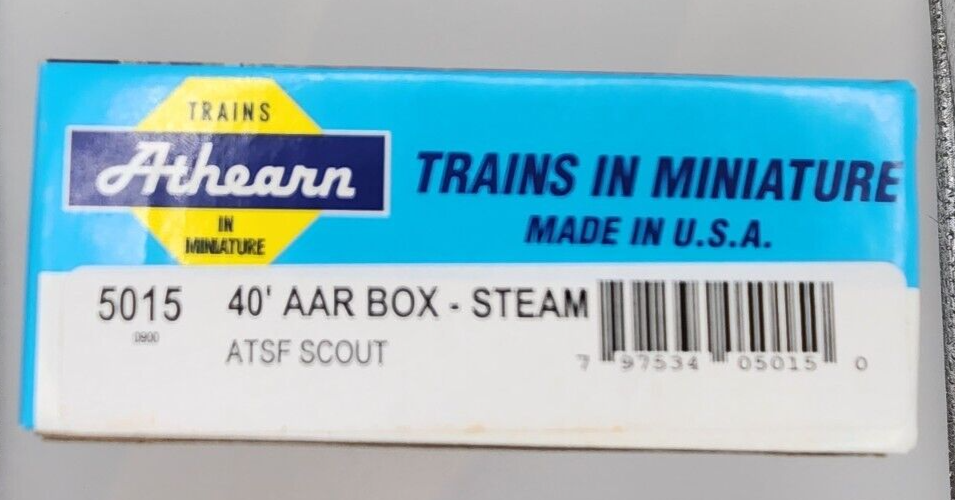 HO Athearn Kit #5015: ATSF The Scout, 40 ft AAR Box Car , NEW | eBay
