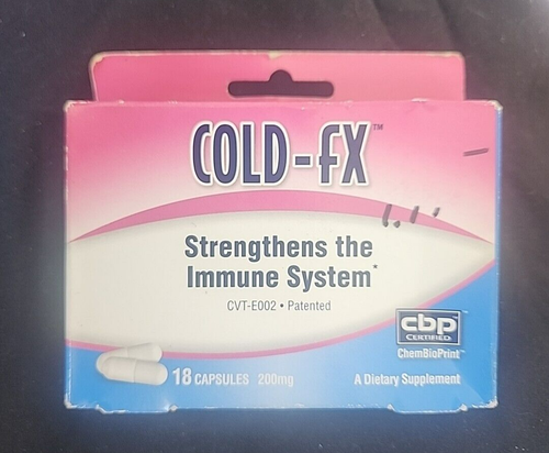 Cold-Fx 18 Caps 3 day treatment Immune supp 200mg ginseng new w | eBay