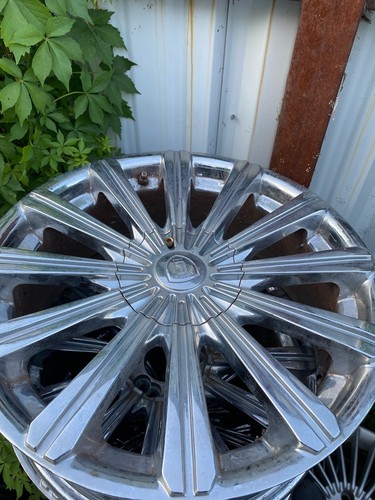 JAGUAR S-TYPE X-TYPE XJ8 XK8 XJR VANDEN PLAS 4PC 18" BORGHINI CHROME ...