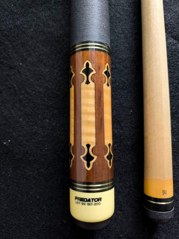 Predator LE7 Cue 1999 Limited to 200 Units 314 Shaft Serial Numbered | eBay