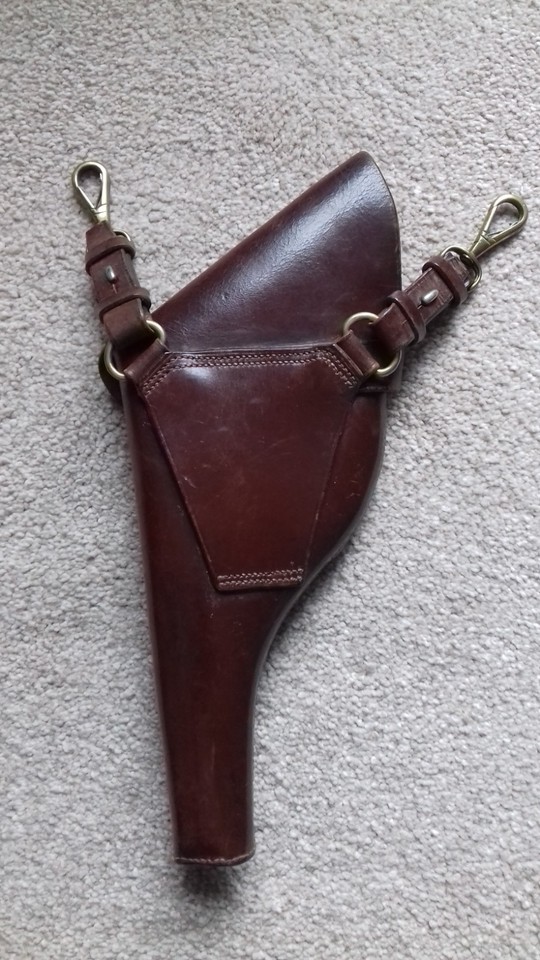 ORIGINAL WW1/WW2 BRITISH ARMY OFFICERS 'SAM BROWN' PISTOL HOLSTER | eBay
