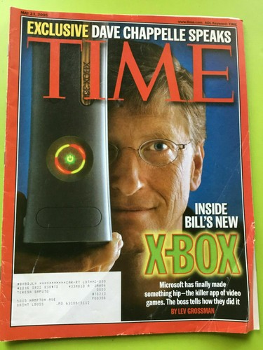 TIME magazine May 23, 2005 Cover: Bill Gates & X-BOX #M105 | eBay